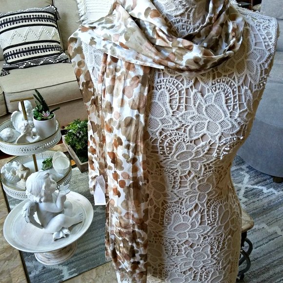 LOFT | Accessories | New 0 Silk Scarf By Loft | Poshmark